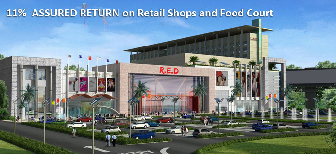 Red Mall Shops Ghaziabad Buy Retail Shops, Food Court at Best Price